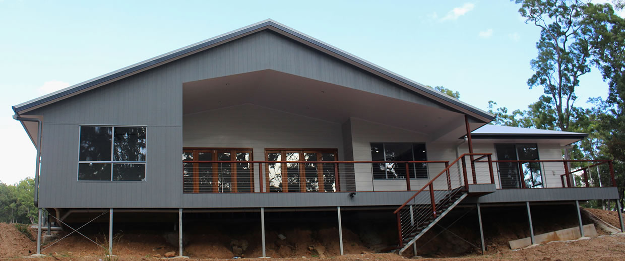 Custom build on sloping Block Camphor - Gallery